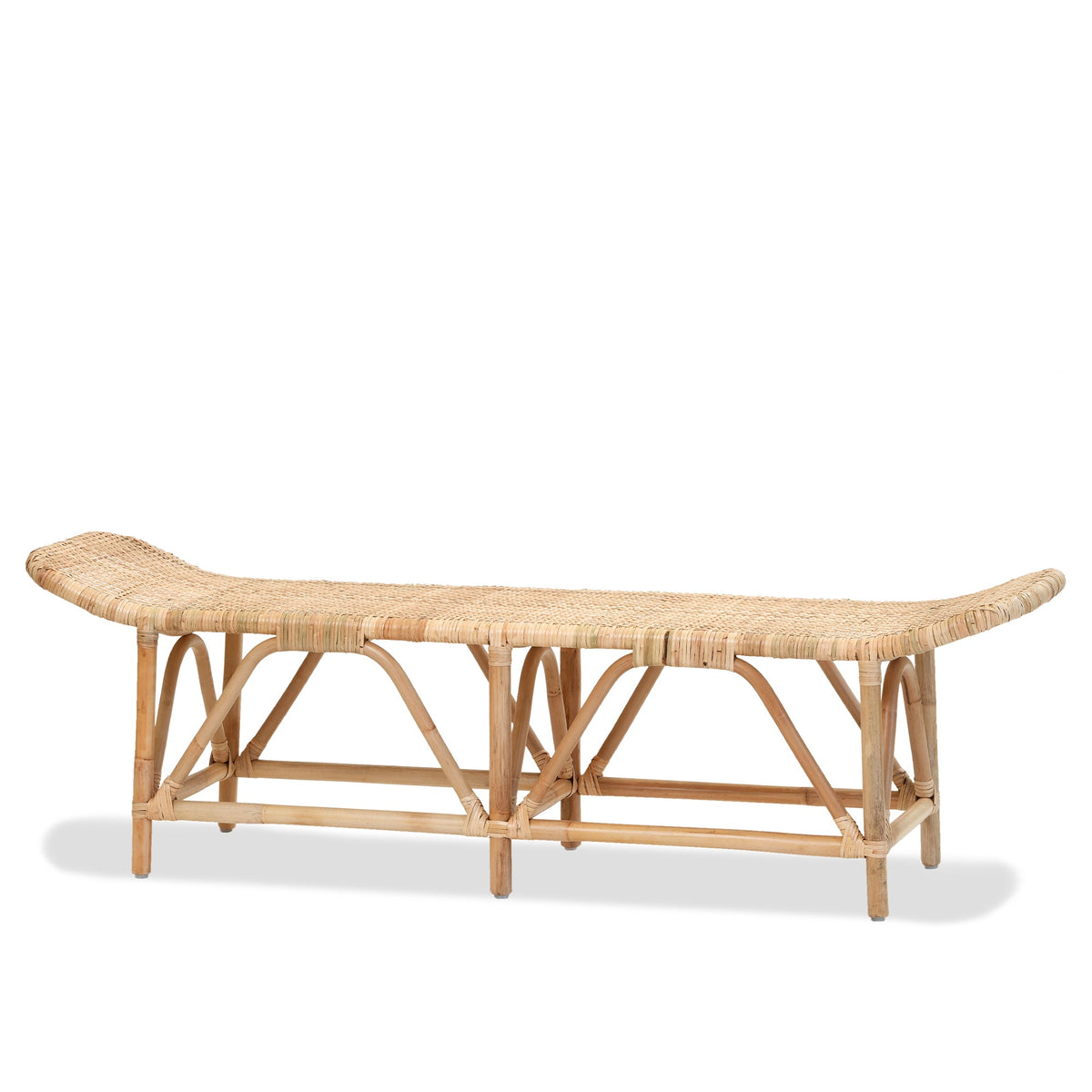 Rattan Bed Bench - Natural – THELMAN