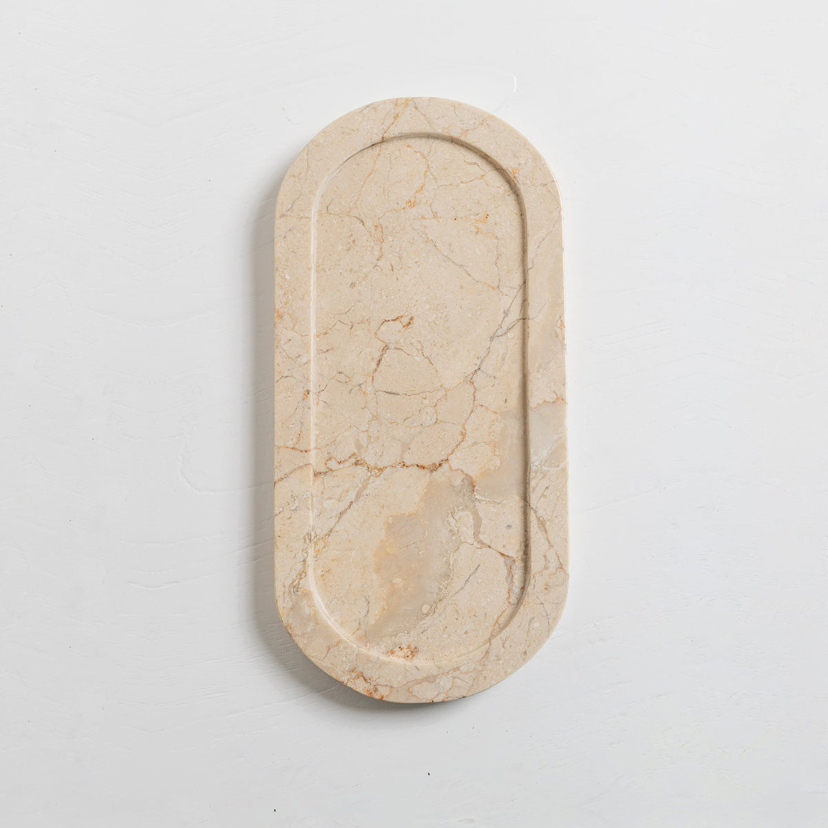 Doff Marble Oval Tray – THELMAN