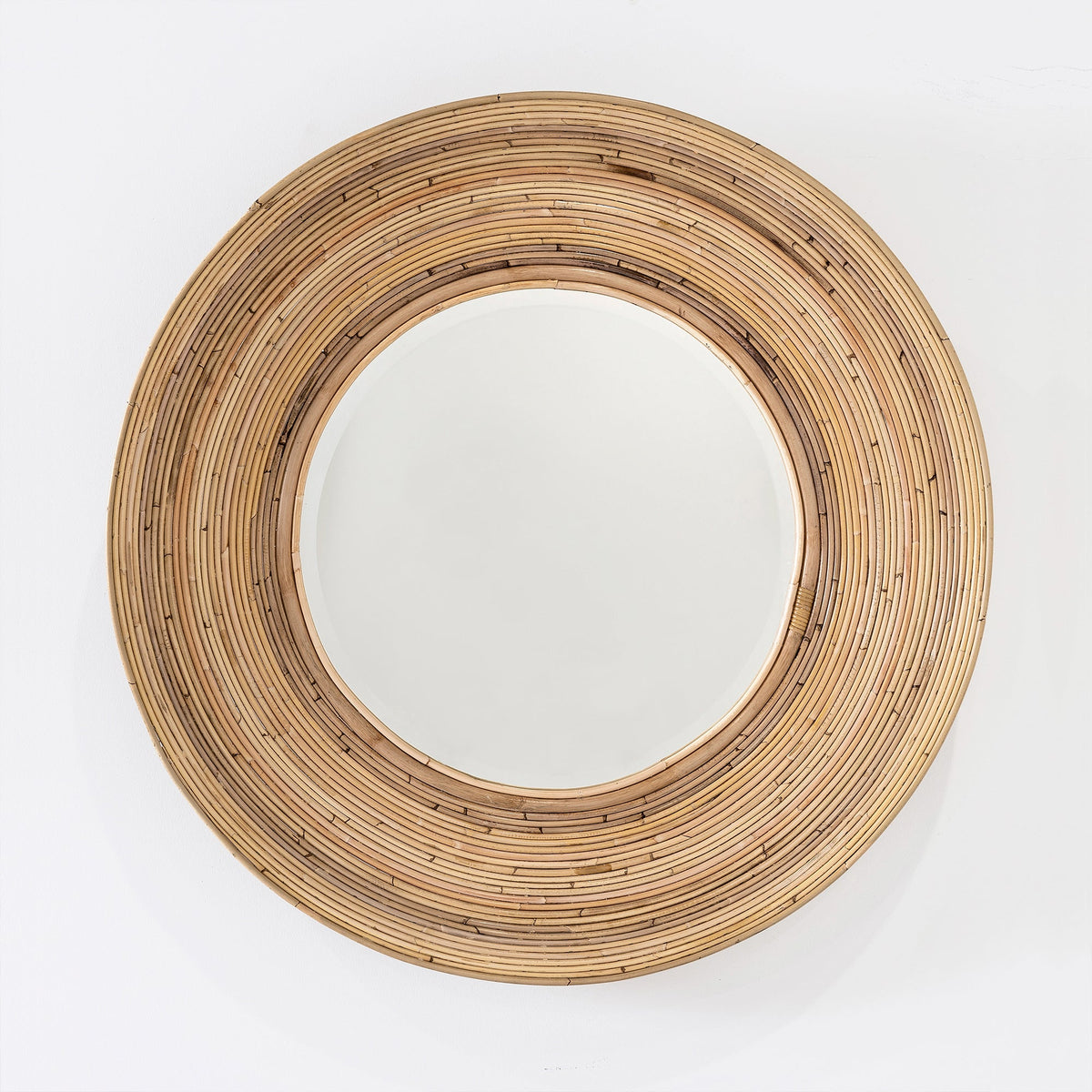 Rattan Round Mirror - Natural – THELMAN